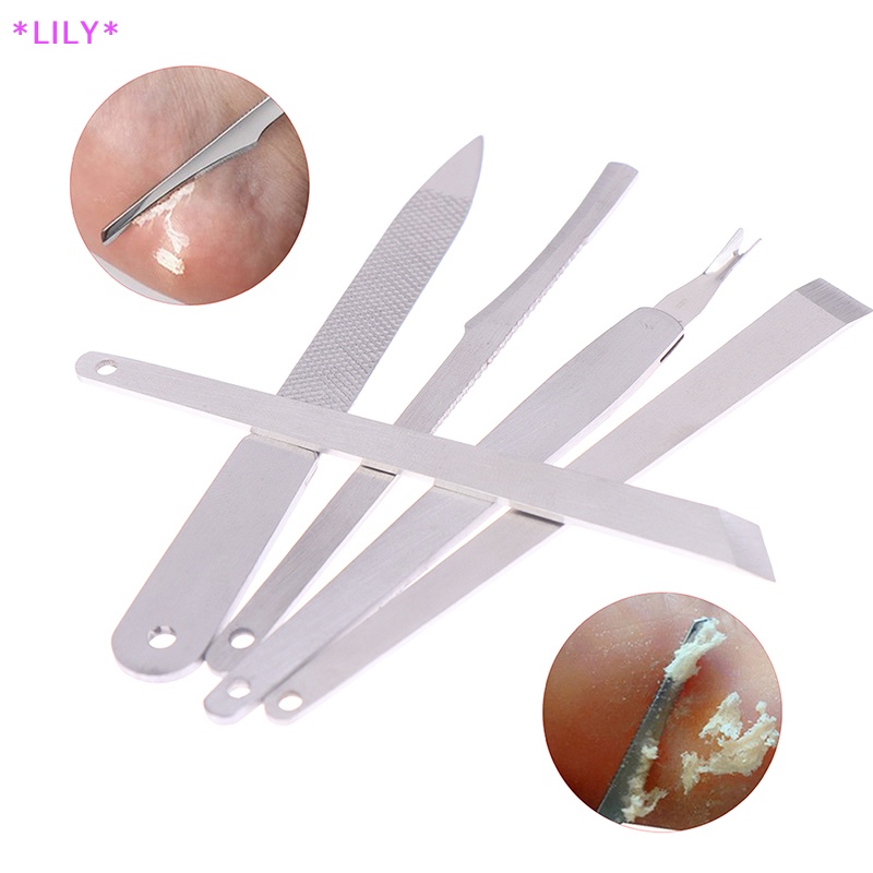 LILY> Manicure Pedicure Tool Toe Nail Shaver Feet Pedicure Knife Kit ...