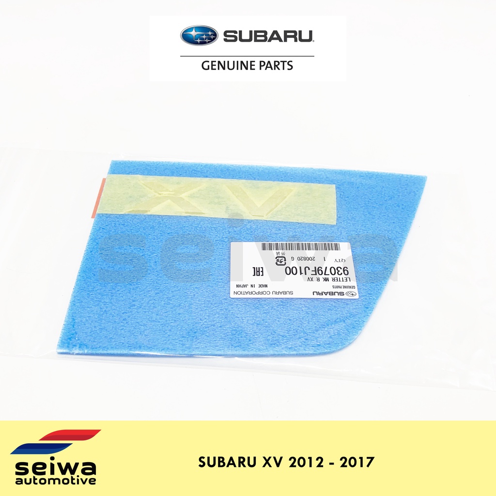 [2012 - 2017] Subaru XV Emblem - Genuine Subaru Auto Parts - 93079fj100 ...