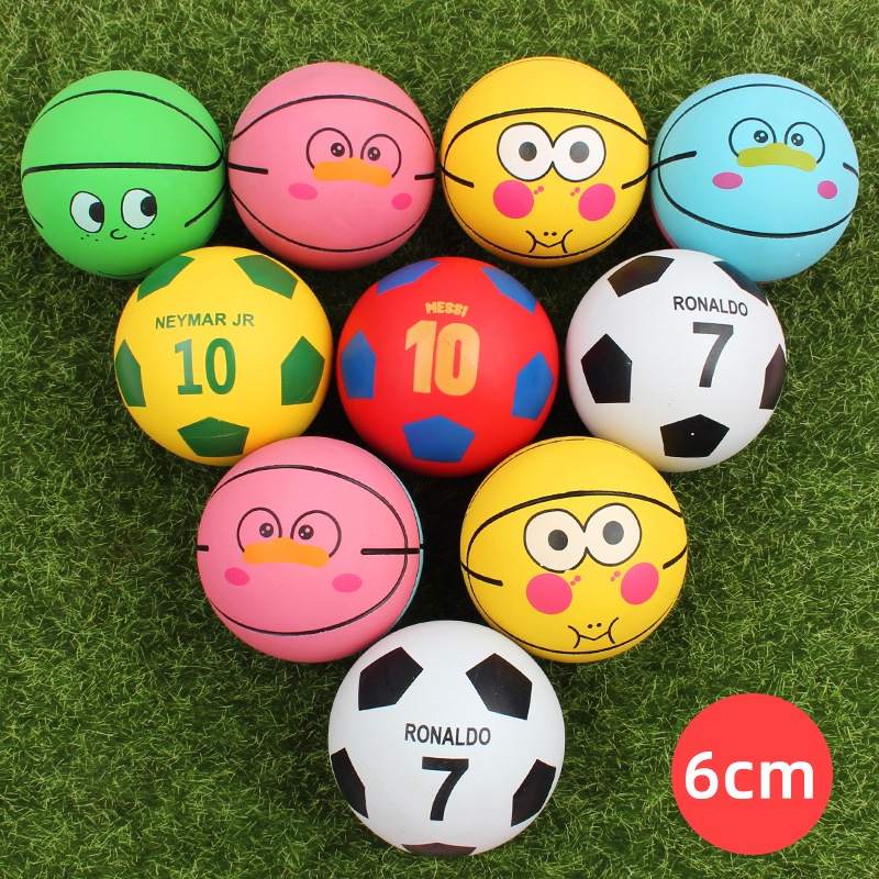 6cm Mini Hollow High Bouncy Ball Children's Bouncing Rubber Hollow ...