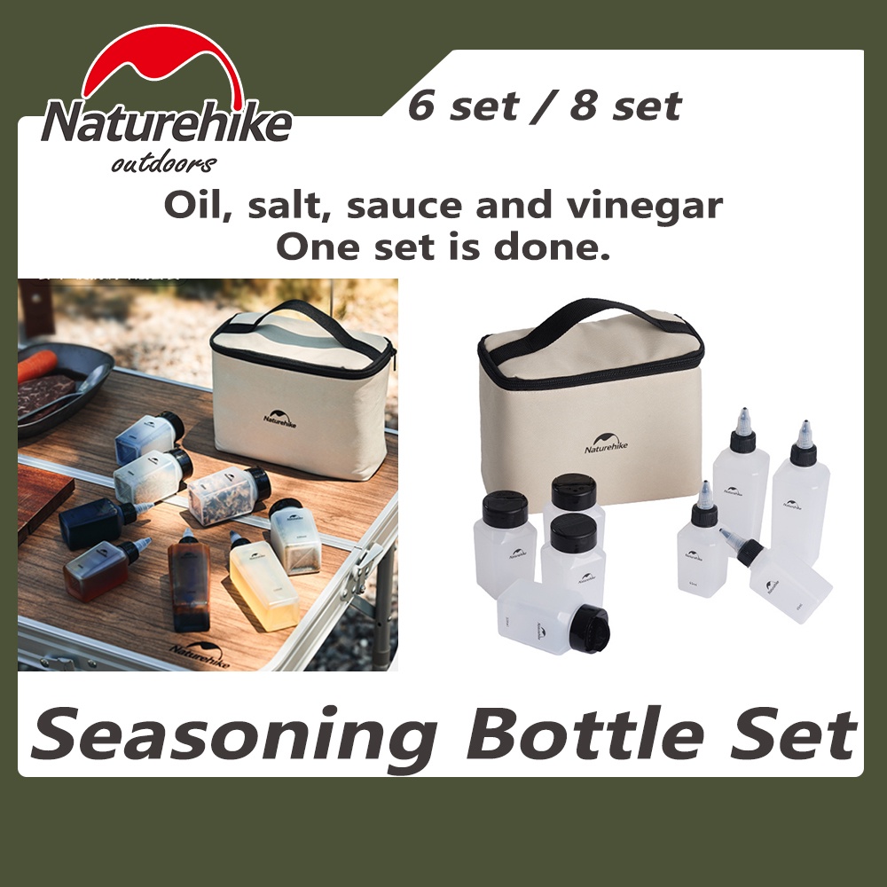 Naturehike Camping Portable Seasoning Bottle Set Outdoor BBQ Picnic ...
