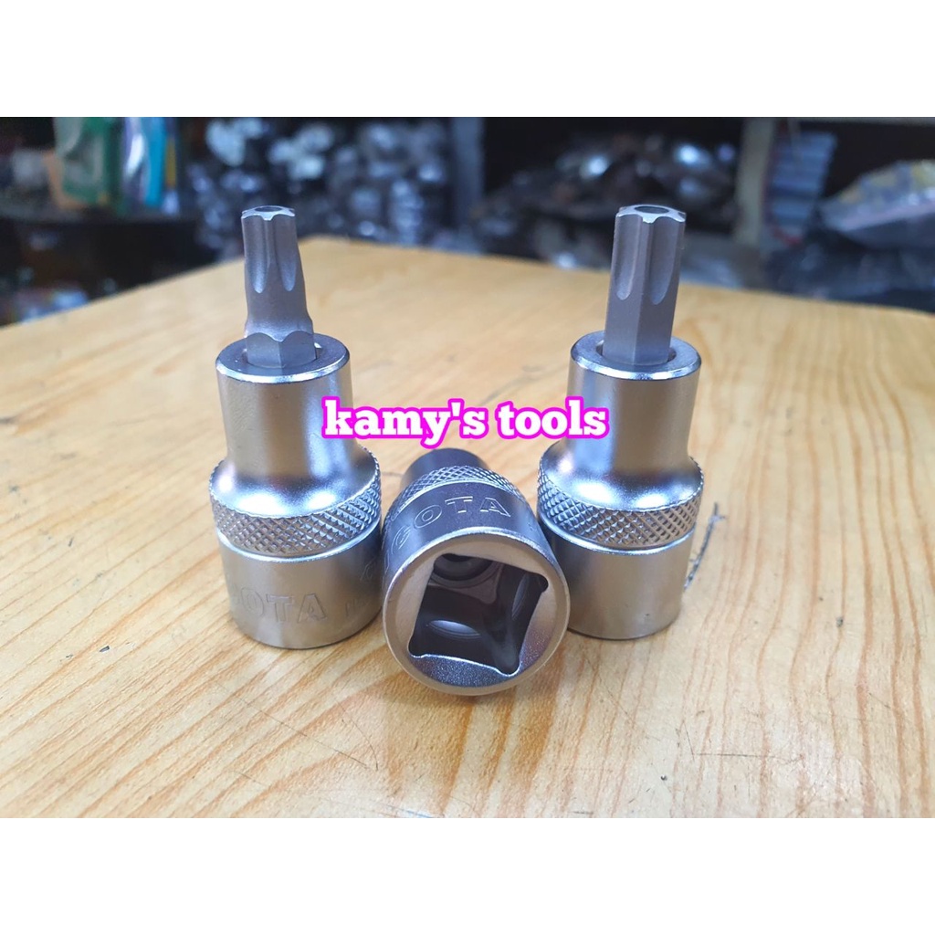 Licota T20 T25 T27 T30 T40 T50 T55 1/2 inch star rosette socket head ...