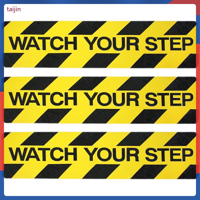 [READY STOCK] Watch Your Step Caution Warning Decals Grip Tape for ...