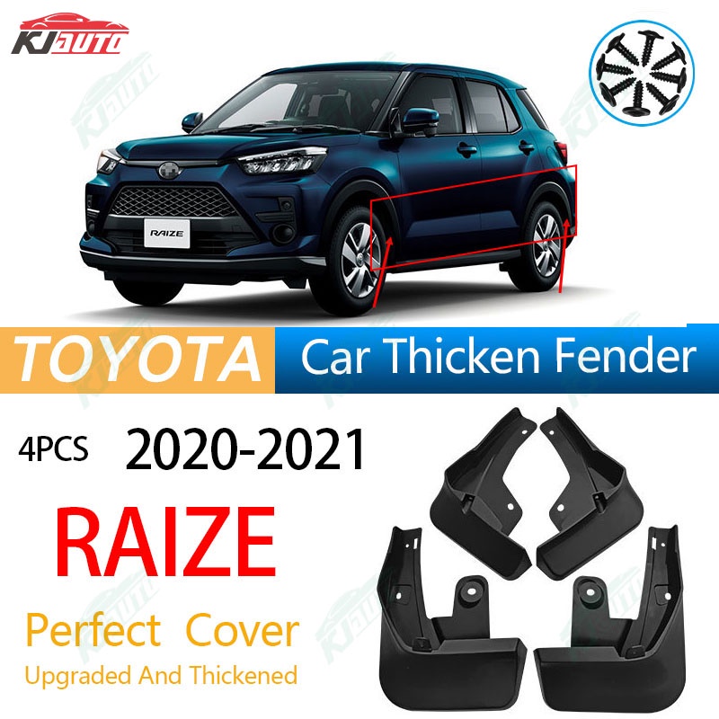 For Toyota Raize 2020 2021 2022 2023-UP Raize GR Mud Flaps Mudguards ...