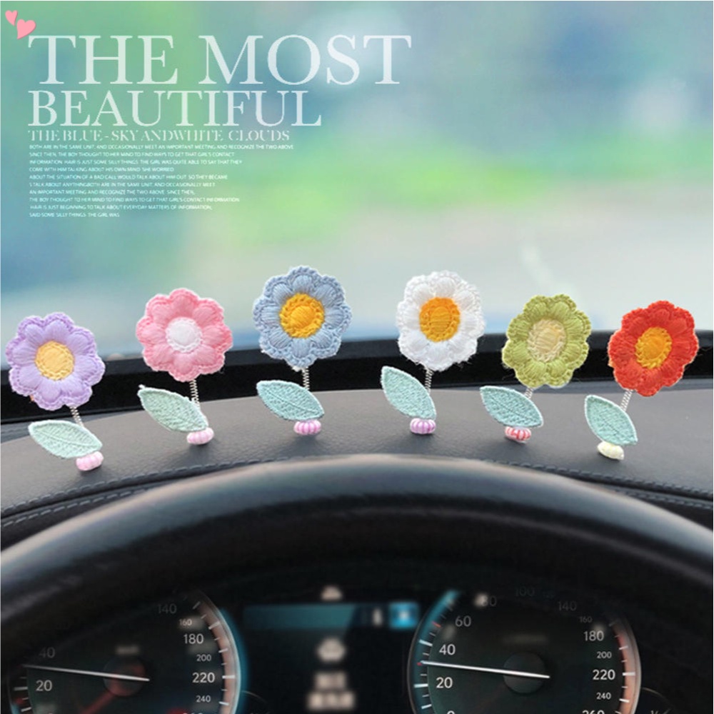 Sun Flower Car Accessories Decor Gifts ,Car Dashboard Decorations ...