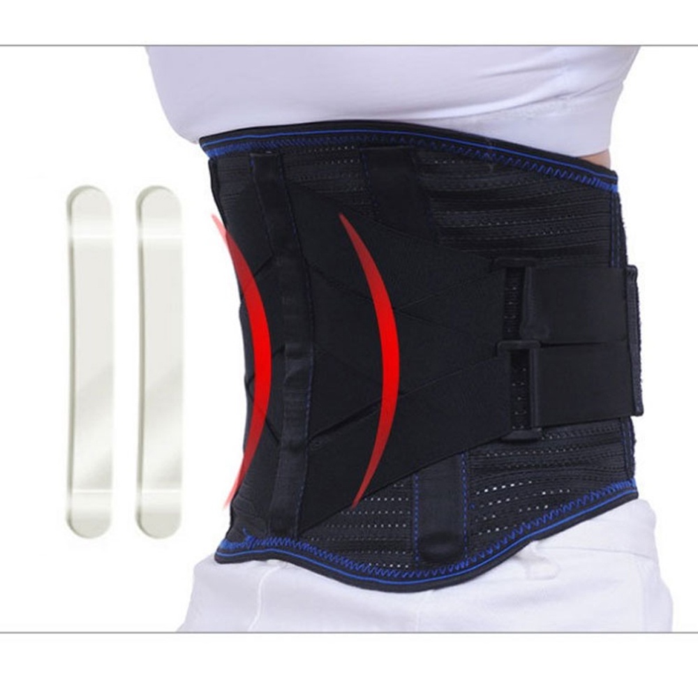 Medical Back Brace Waist Belt Spine Super Support Men Women Breathable ...
