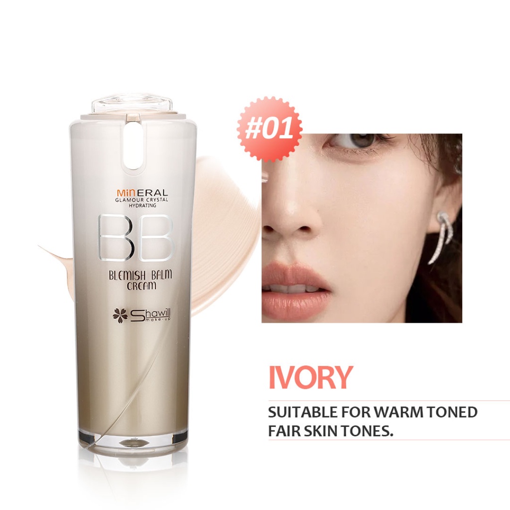 Shawill Face Foundation Mineral BB Cream with SPF 30 PA++ Hydrating ...
