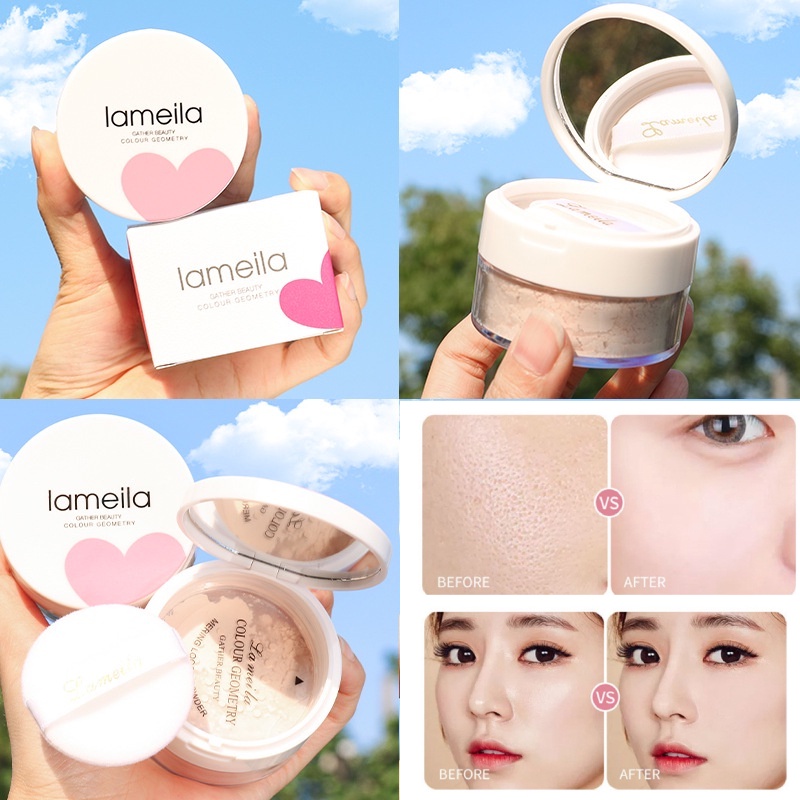 3 Colors Setting Loose Powder Light Oil-controlling Matte Long-lasting ...