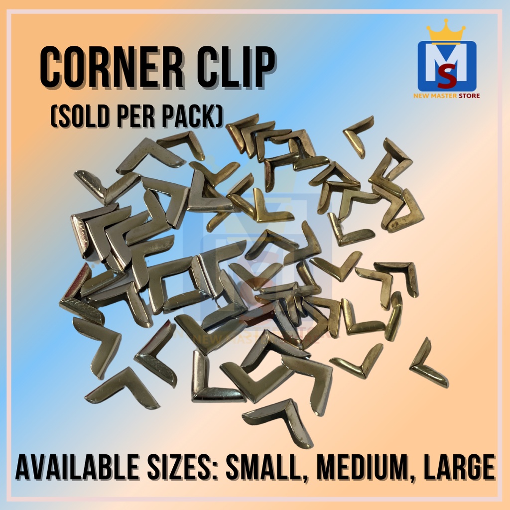 Corner Clip / Metal Book Corner / Metal Corner Frame Clips Stationery ...