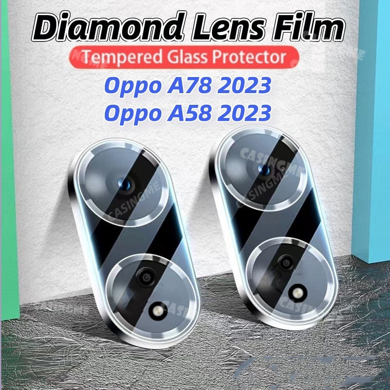 Oppo A78 A58 2023 3D Camera Lens Protector for Oppo A58 A78 A 58 78 58A ...