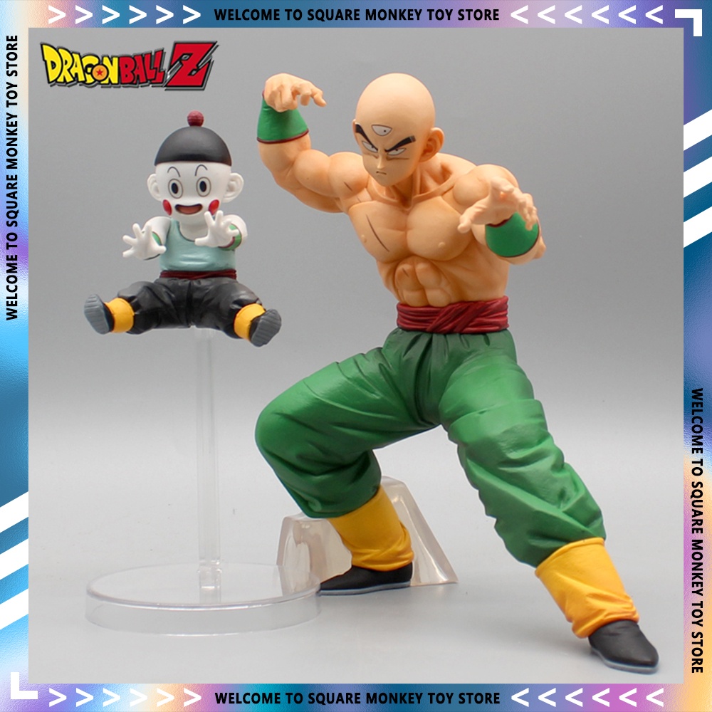 19cm Dragon Ball Z Tenshinhan Figure Goku Piccolo Chiaotzu Son Gohan ...
