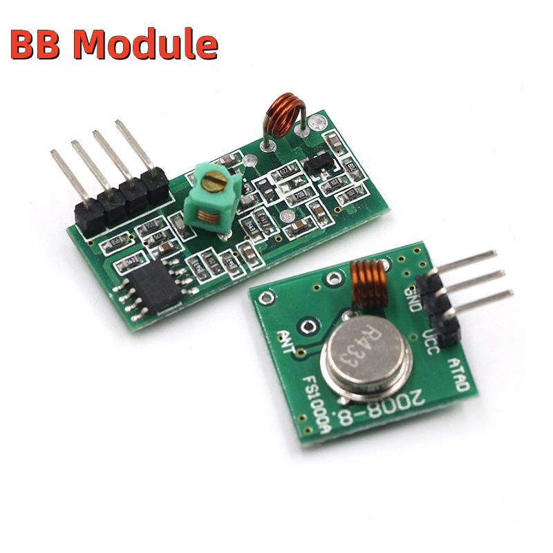 433mhz Rf Transmitter And Receiver Module Link Kit For Armmcu Wl Diy 315mhz433mhz Wireless 