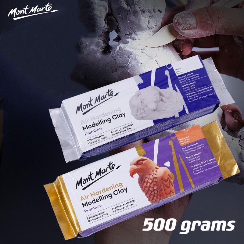 Mont Marte Air Hardening Modelling Clay (500grams) | Shopee Philippines