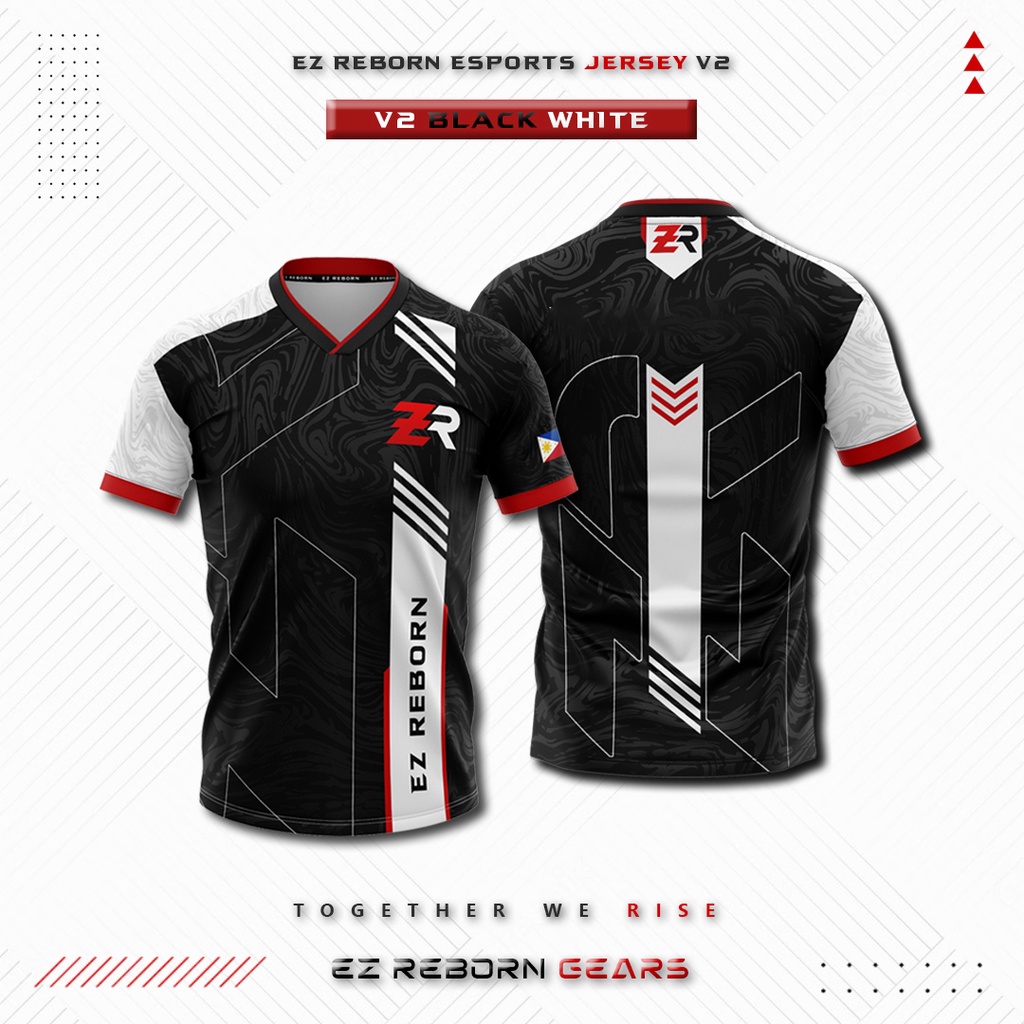 EZR Jersey V2, CUSTOMIZED Jersey (Gaming Logo or Personalized Logo in ...