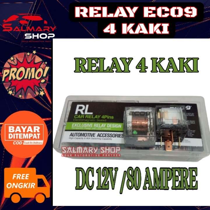 9NINE LX-TRIX LUMINOS MOTORCYCLE CAR LIGHT HORN RELAY 80A 4 LEGS MAIN ...