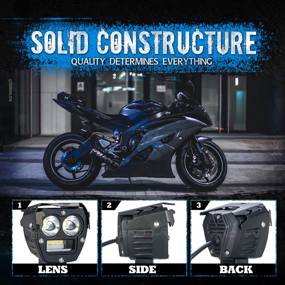 80W Night Ranger Auxiliary Lights Mini Driving Light Work Light Bar ...