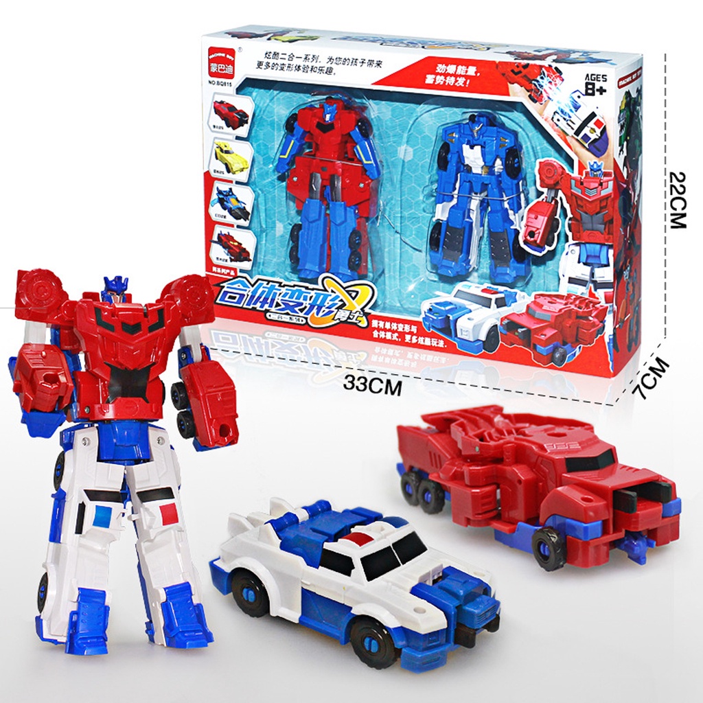 Alphar Toys 2 in 1 Deformation Voltron Collision Combination Cool Robot ...