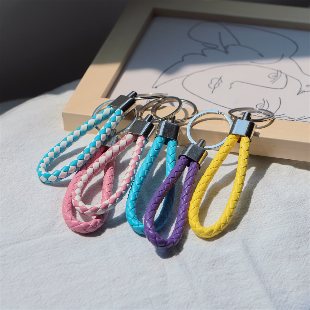 St. Kunkka 5Pcs Rubber Leather Cord Keychain Mobile Phone Chain Can Be ...