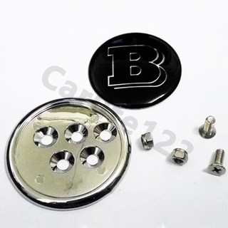 Mercedes-Benz BRABUS B Logo Front Hood Emblem Rear Trunk Sticker ...
