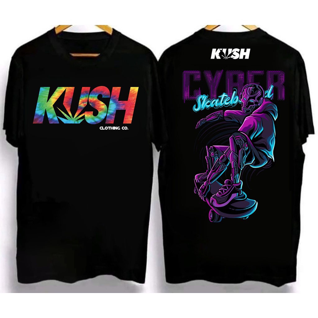 KUSH t shirt Vintage Inspired Cotton Oversized Loose Clothing T-Shirt ...