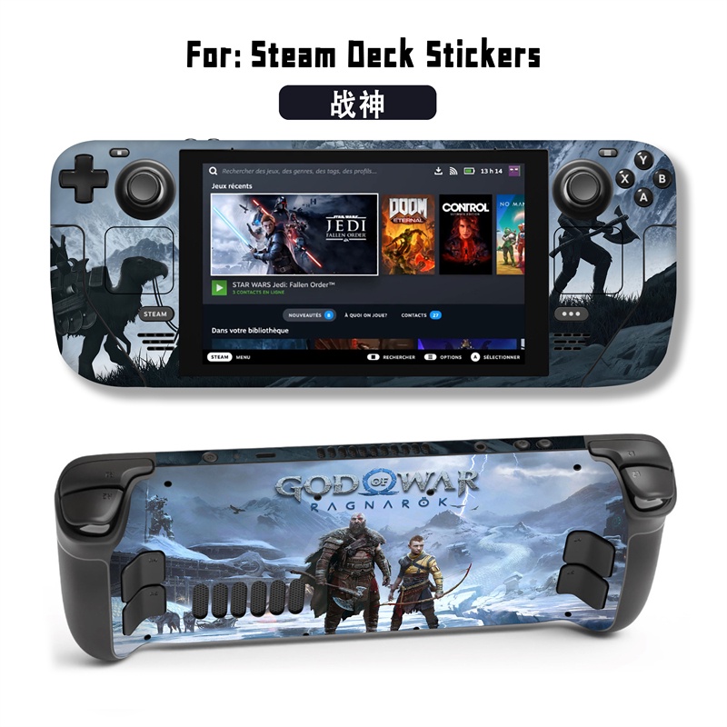 Steam Deck Skin Sticker Kawaii Cute Anime Game Pattern Full Wrap Cover ...