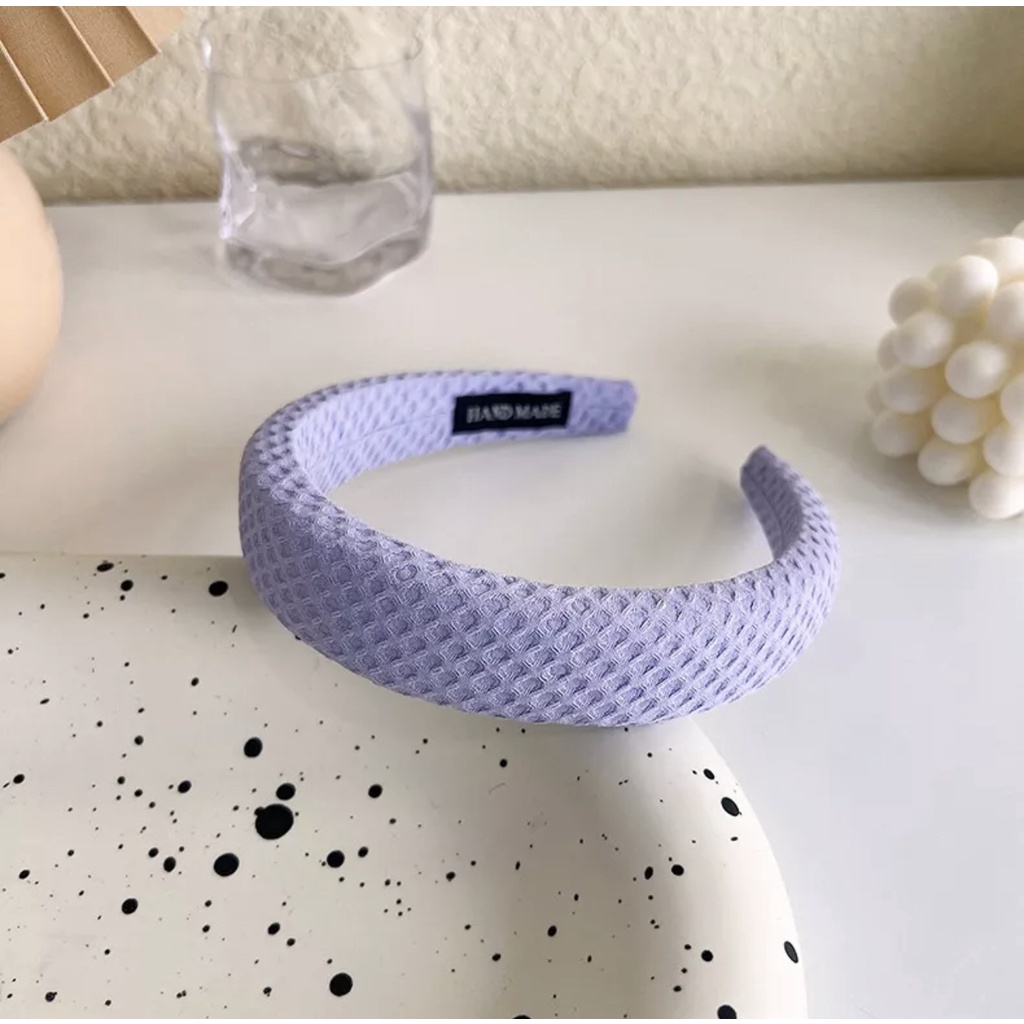 Candy-colored wide-brimmed headband women's high-skull headband all ...