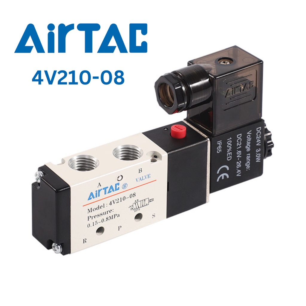 AirTAC 4V210-08 Pneumatic Solenoid Valve Air | Shopee Philippines