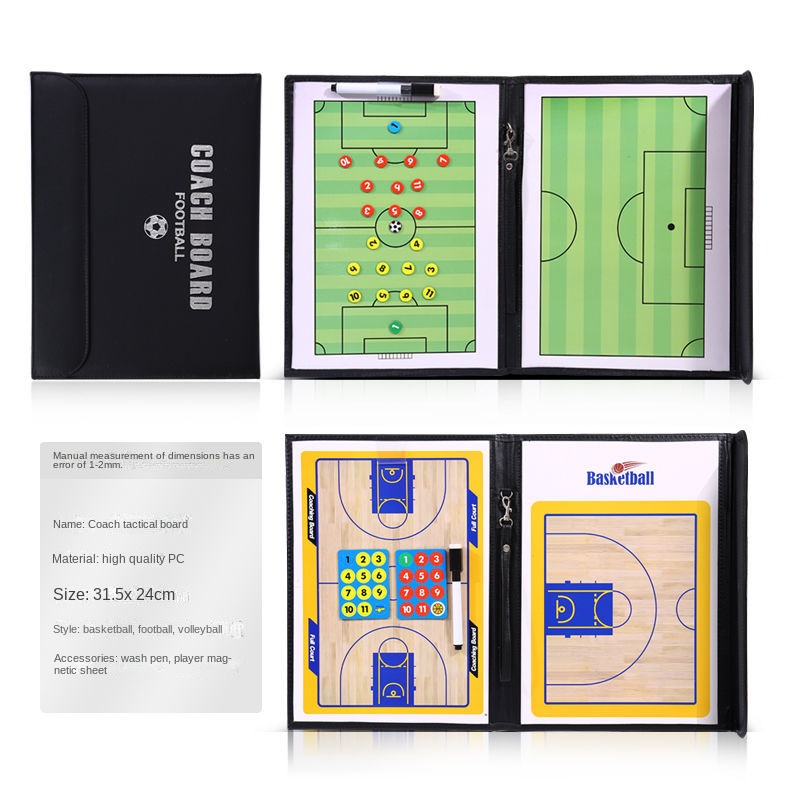 Football Tactical Board Coaching Board Foldable Tactical Board ...