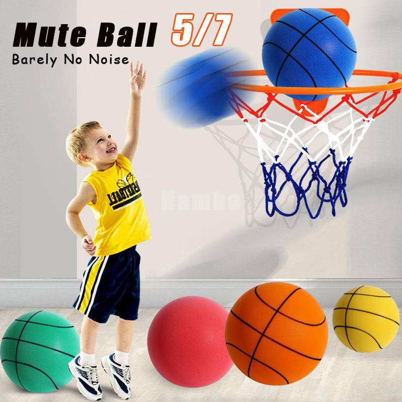 Mute Silent Basketball Bouncing Ball Indoor Baby Environmentally ...