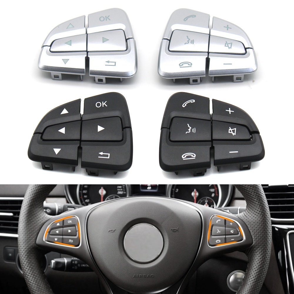 Car Steering Wheel Menu Control Switch Buttons For Mercedes Benz A B ...