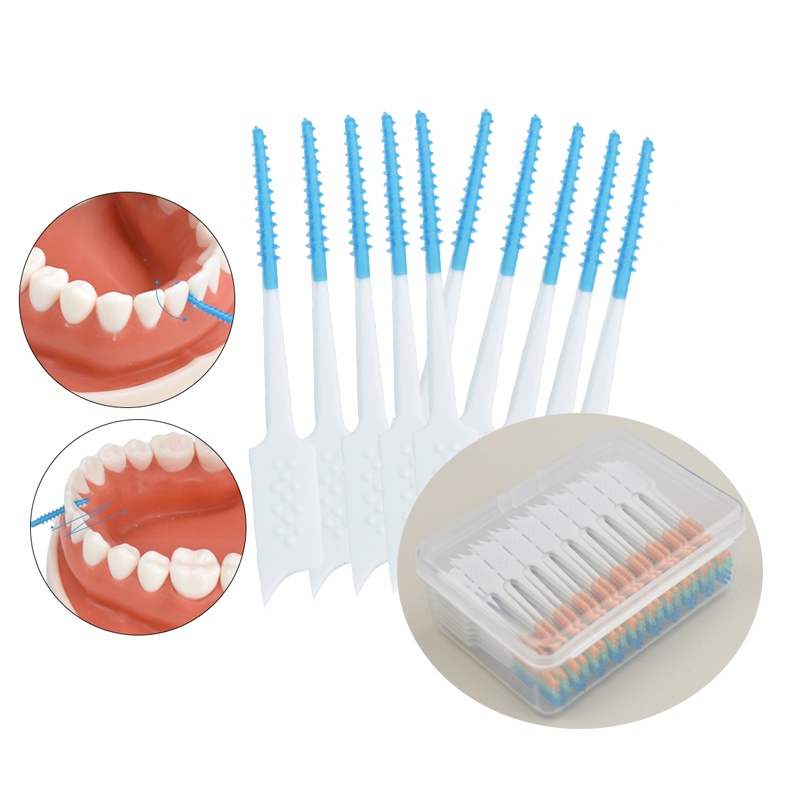 150pcs Interdental Brushes Dental Toothpicks Brush Between Teeth With ...