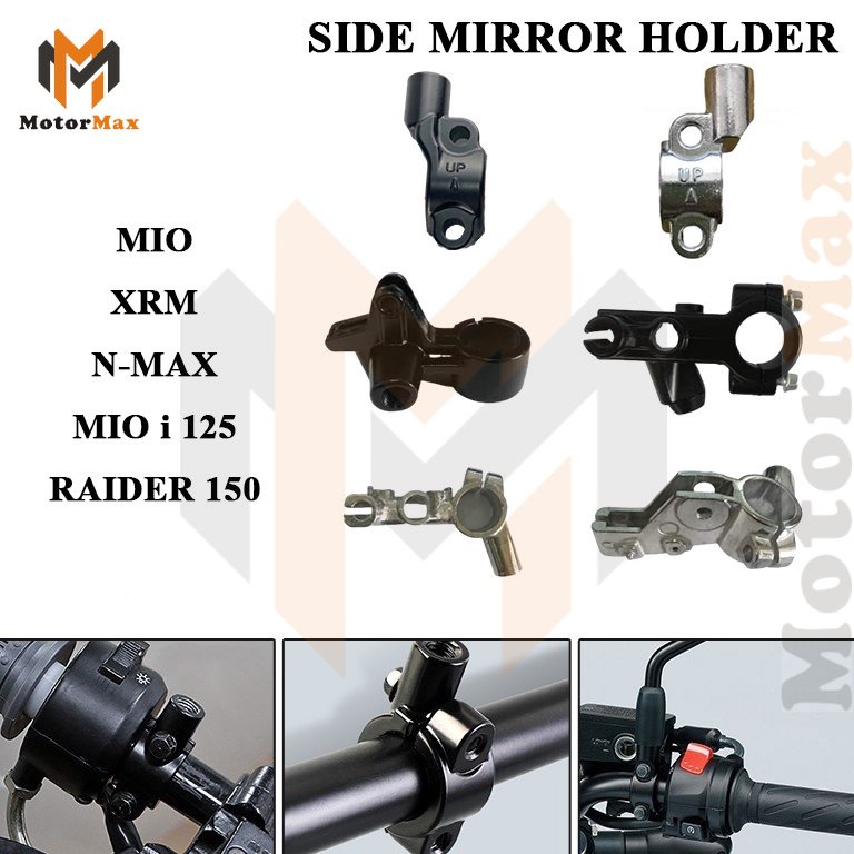 Motorcycle Parts Side Mirror Holder Bracket For Mio Xrm Raider150 Nmax ...