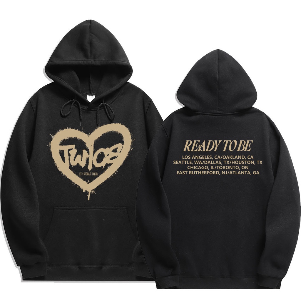 Kpop TWICE READY TO BE NaYeon Jeongyeon Momo Sana Mina Men/Women Hoodie ...