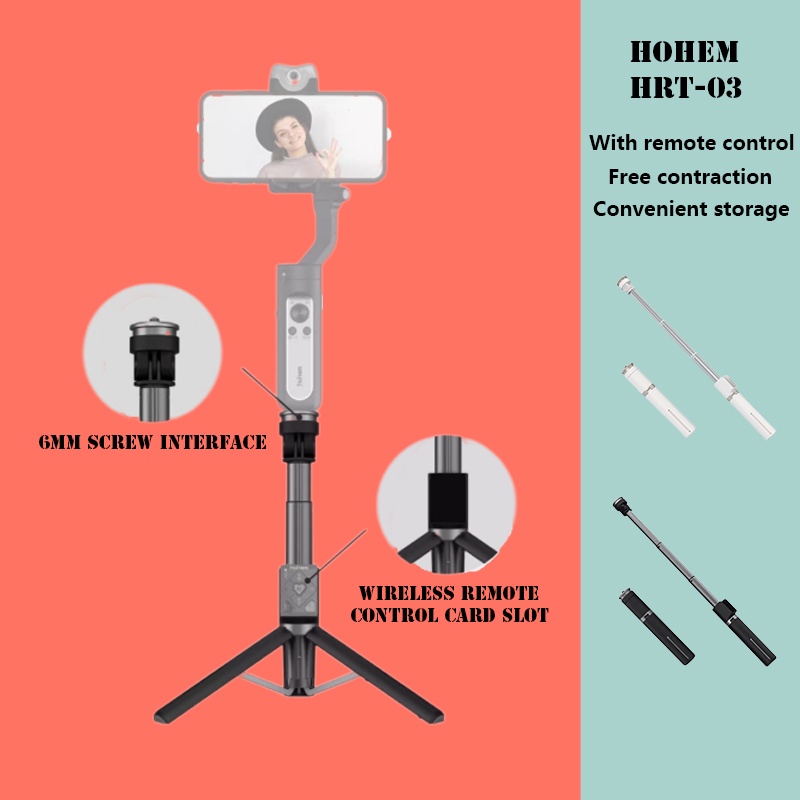Hohem iSteady X/X2/XE/V2 special extension bar multi-function Selfie ...