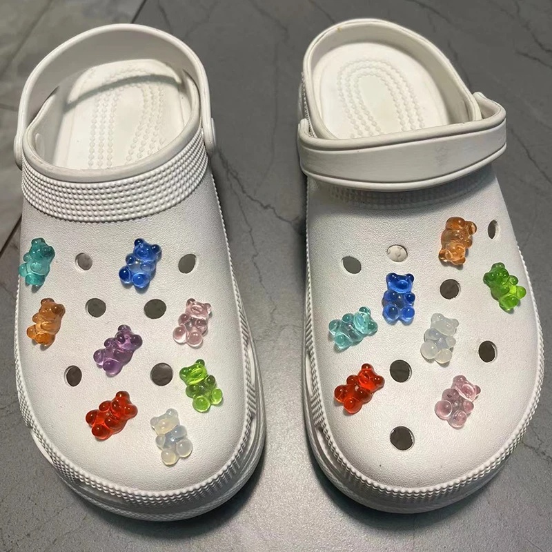 Cartoon Sugar Bear Jibbitz Charm Gummy Candy Jibitz Croc Food Crocs ...