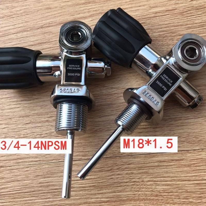 Diving Cylinder Head Valve K Type High Pressure Cylinder Right Hand Valve G3/4 Universal DIN ...