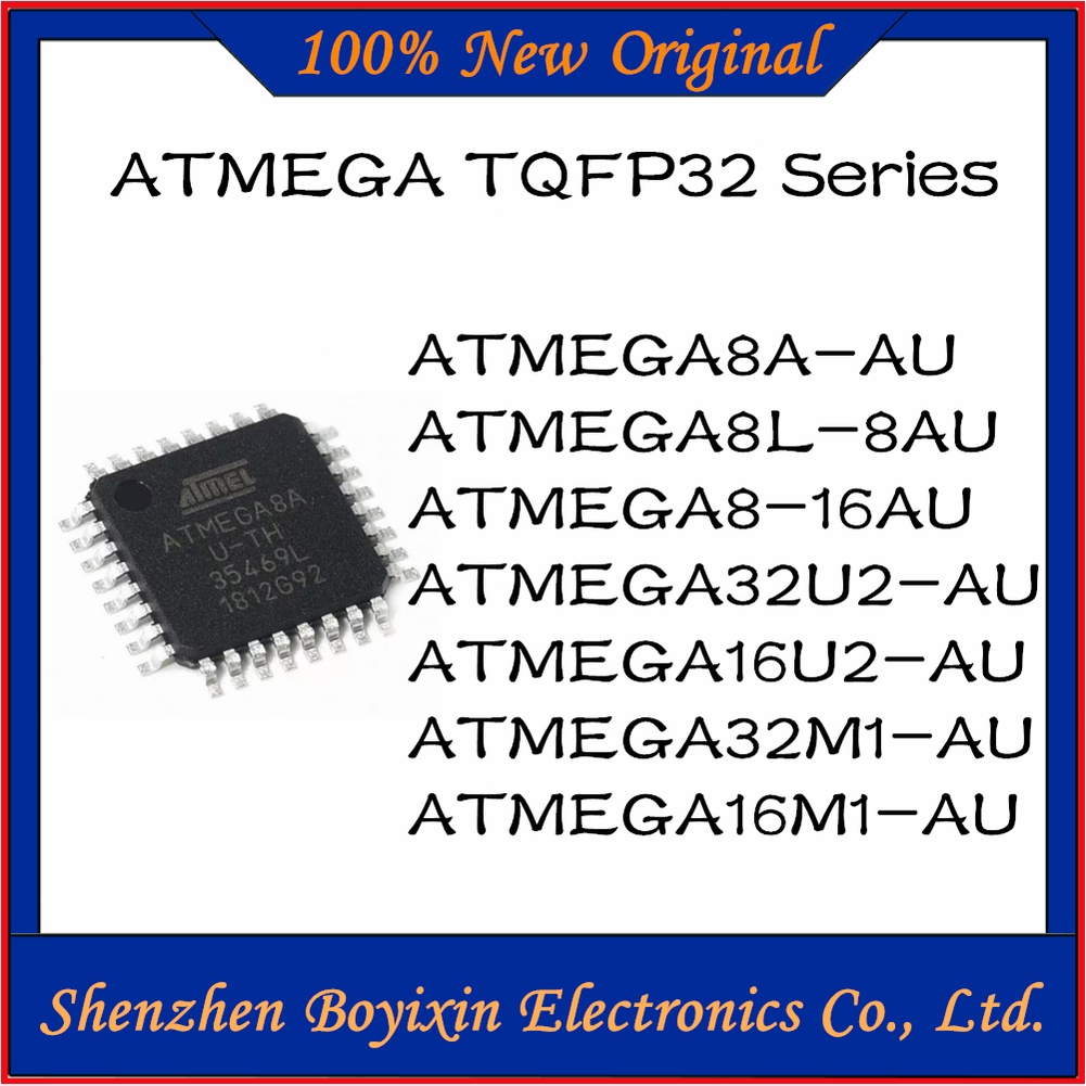 Atmega8a Au Atmega8l 8au Atmega8 16au Atmega16m1 Au Atmega16u2 Au Atmega32m1 Au Atmega32u2 Au 