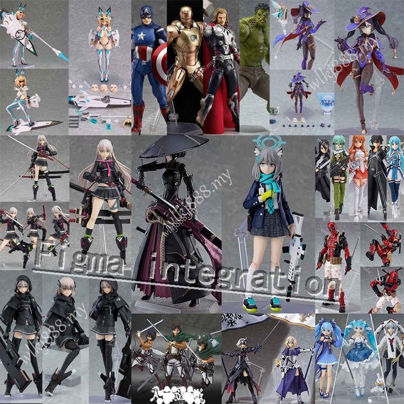 Figma integration Genshin Impact Action Figure Marvel Demon Slayer ...
