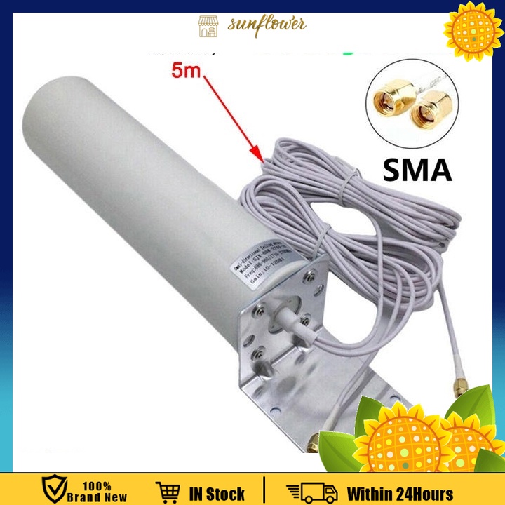 3G 4G LTE Outdoor External Antennna CRC9/TS9/SMA Router Connector ...
