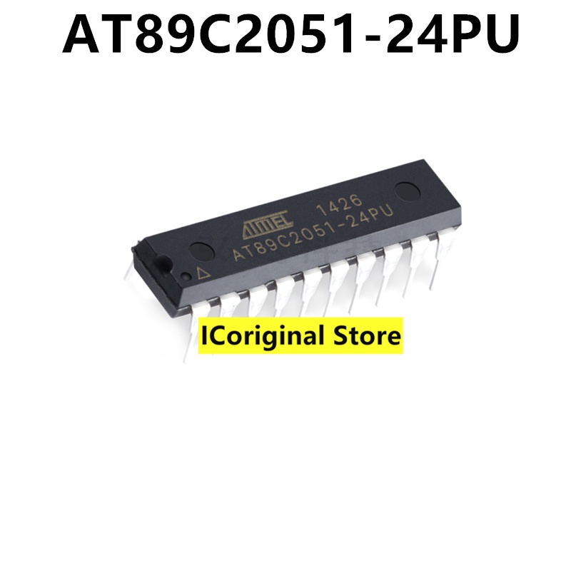 AT89C2051 New and original AT89C52 Micro controller IC DIP20 Single chip microcomputer IC chip ...