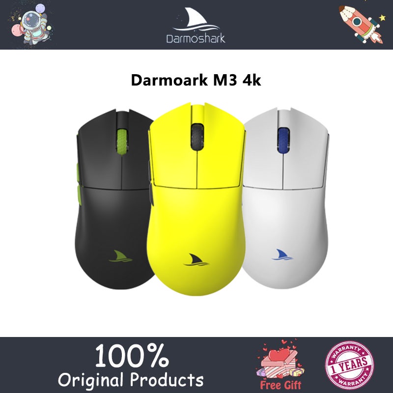 Darmoshark M3 4K Bluetooth esports wireless PAW3395 sensor mouse | Shopee Philippines