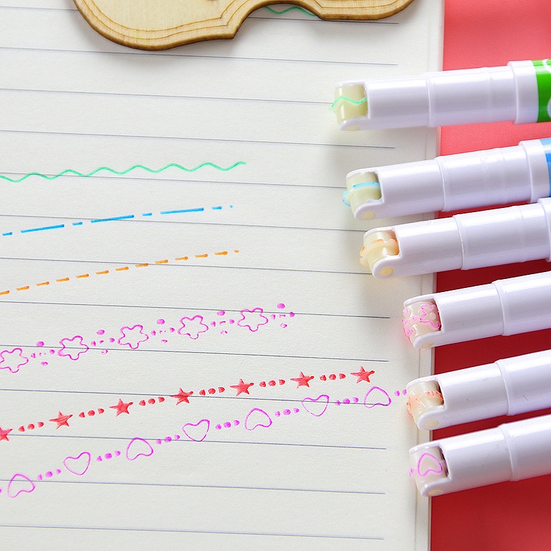 STABILO Highlighters 1set 6PCS HIGHLIGHTER CURVE GRAFFITI/HIGHLIGHTER ...