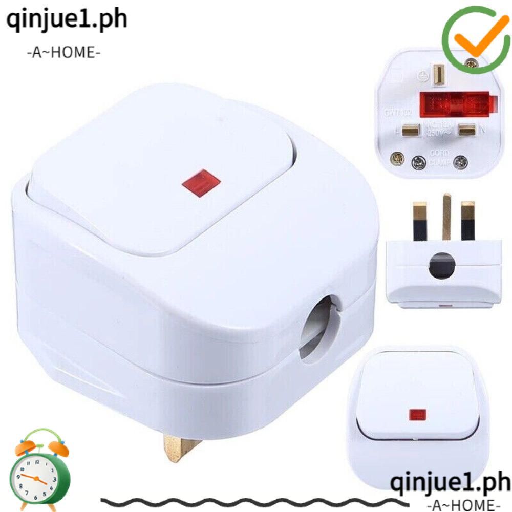 QINJUE1 British Standard Socket, with Fuse with Switch British Standard ...