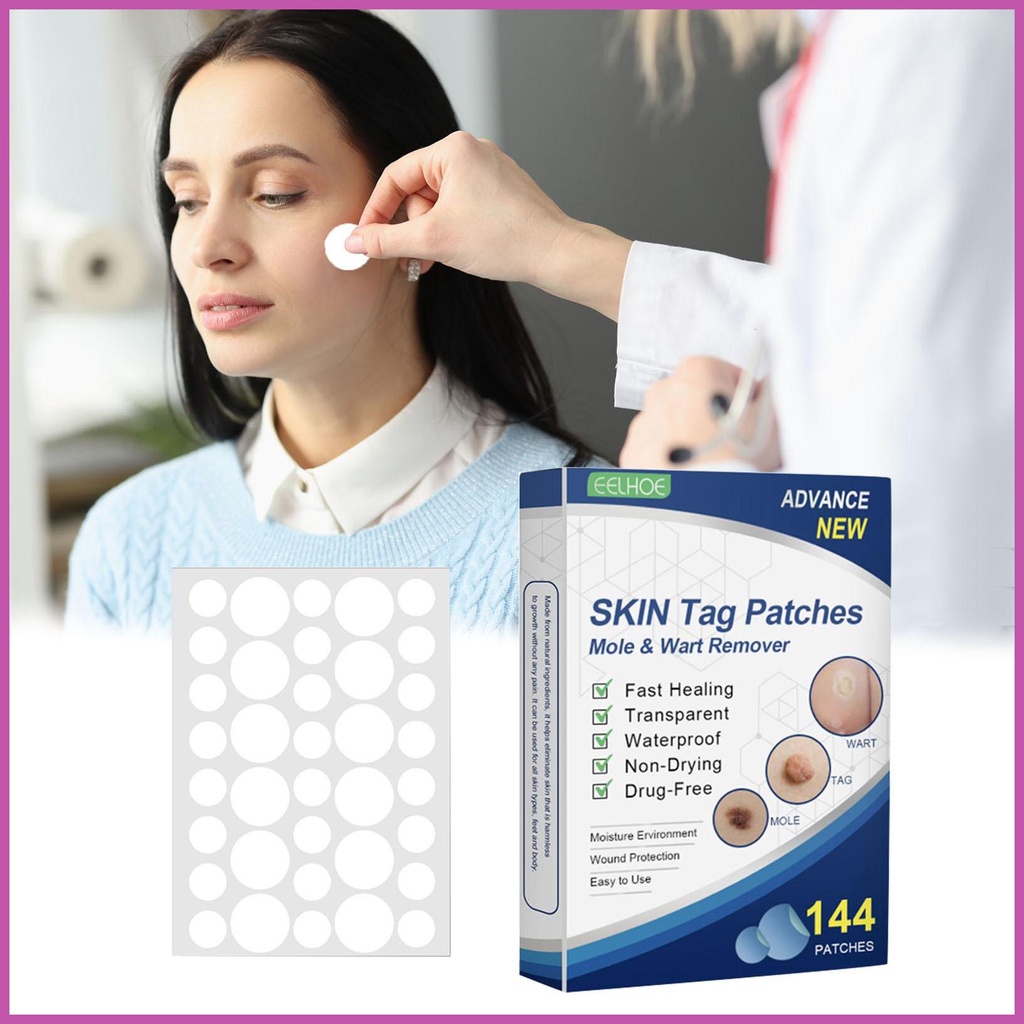 Skin Tags Patch Remover 144PCS Fast Healing Skin Tags Removal Stickers ...