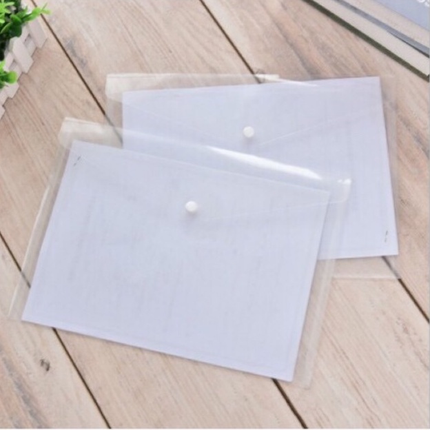 1Tap Clear Plastic Envelope Short / Long Transparent File / Documents ...
