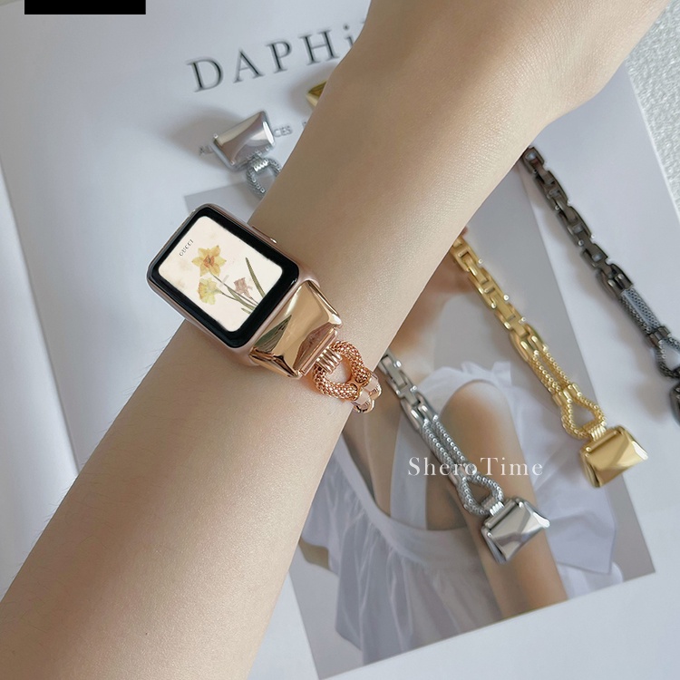 New Style Metal Chain Strap for Huawei Watch Band 7 Strap Accessories ...