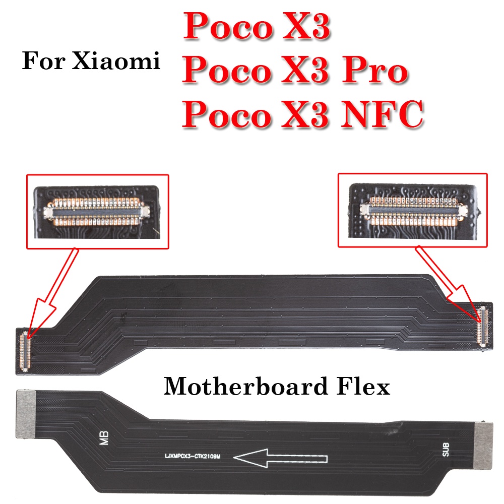 Main Motherboard Connector Board LCD Display Power On Off Ribbon Flex ...