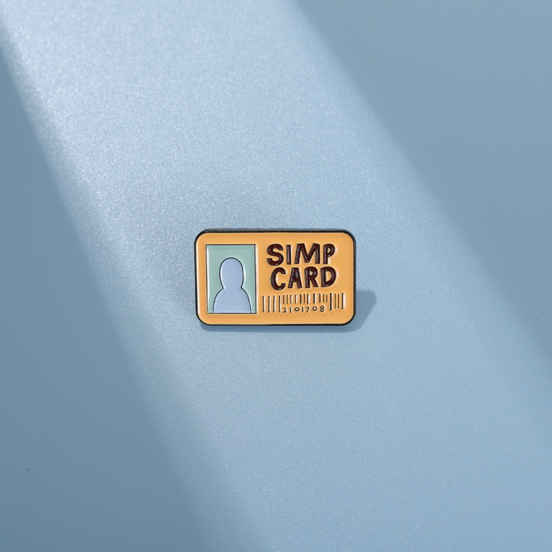 Simp Card Enamel Pin Brooch Vintage Cartoon Arthur Brooches Lapel Badge ...