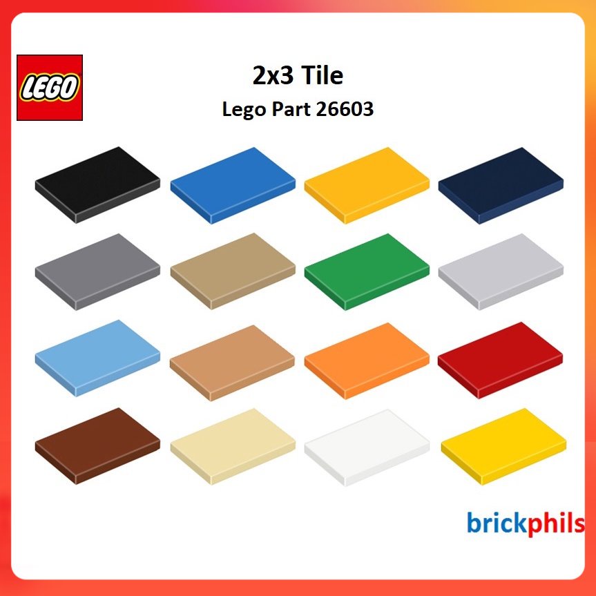 Lego Part 26603 - 2x3 Tile | Shopee Philippines