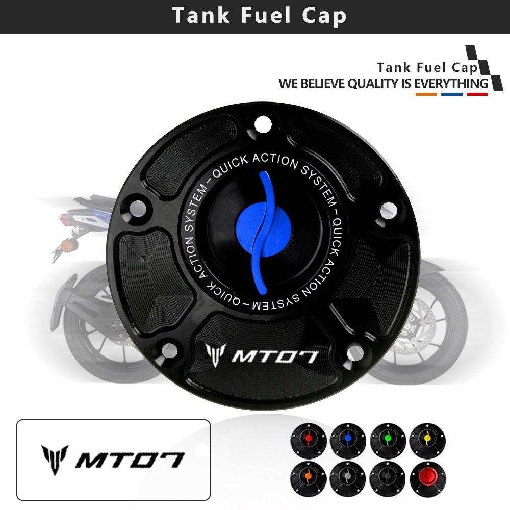 MT Motorcycle Fuel Tank Cap For YAMAHA MT-07 MT-09 MT-01 MT-10 FZ6 FZ8 ...