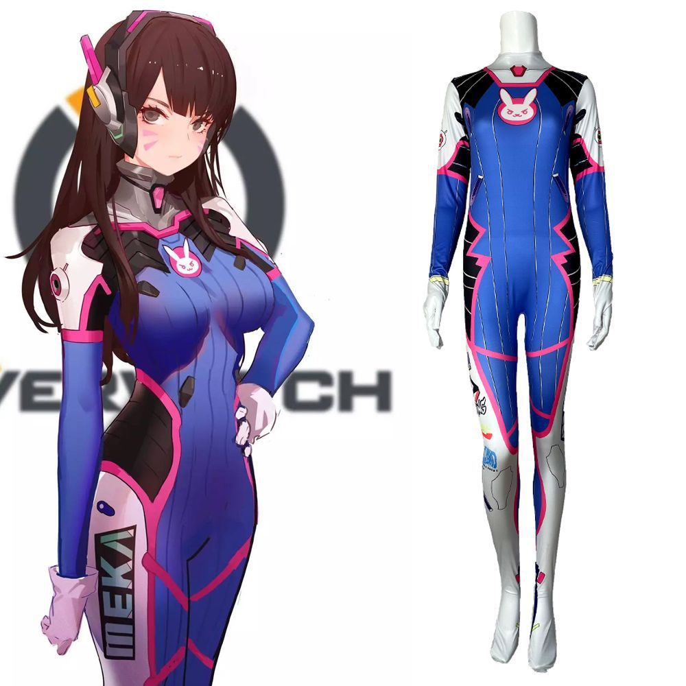 Overwatch Lolita Mecha Girl Song Hana cos Clothing cosplay Tights Anime ...